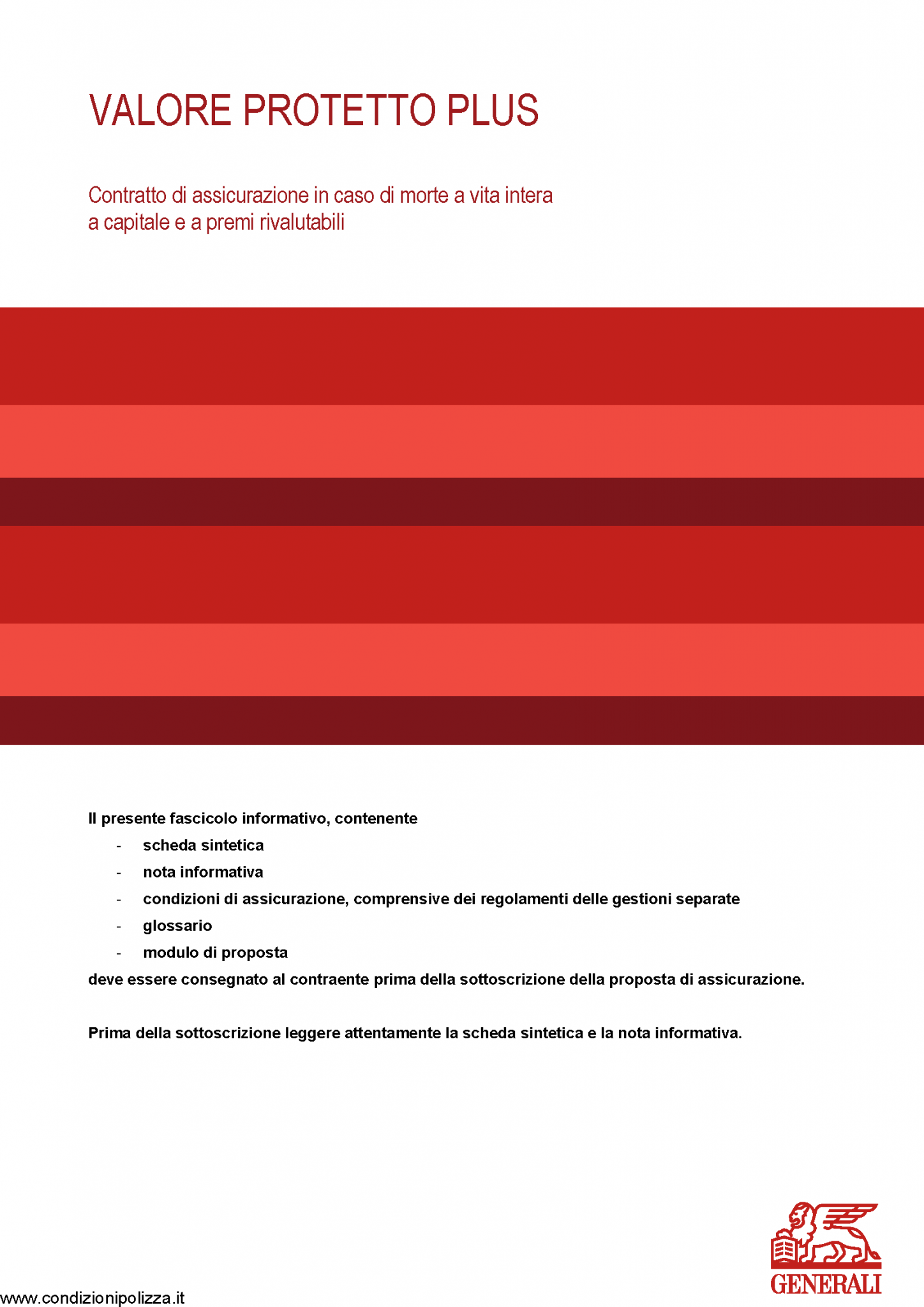 Generali - Valore Protetto Plus - Modello gvpp Edizione 05-2014 [50P ...