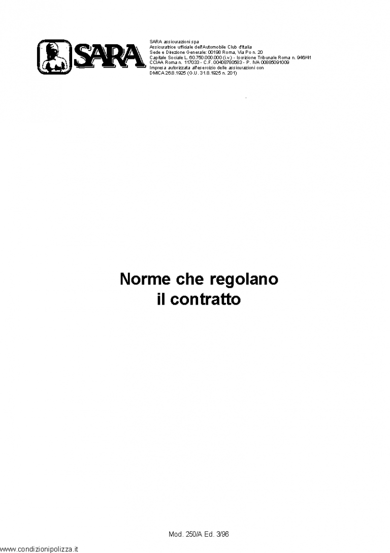 Sara - Sara Box - Modello 250-a Edizione 03-1996 [SCAN] [44P ...