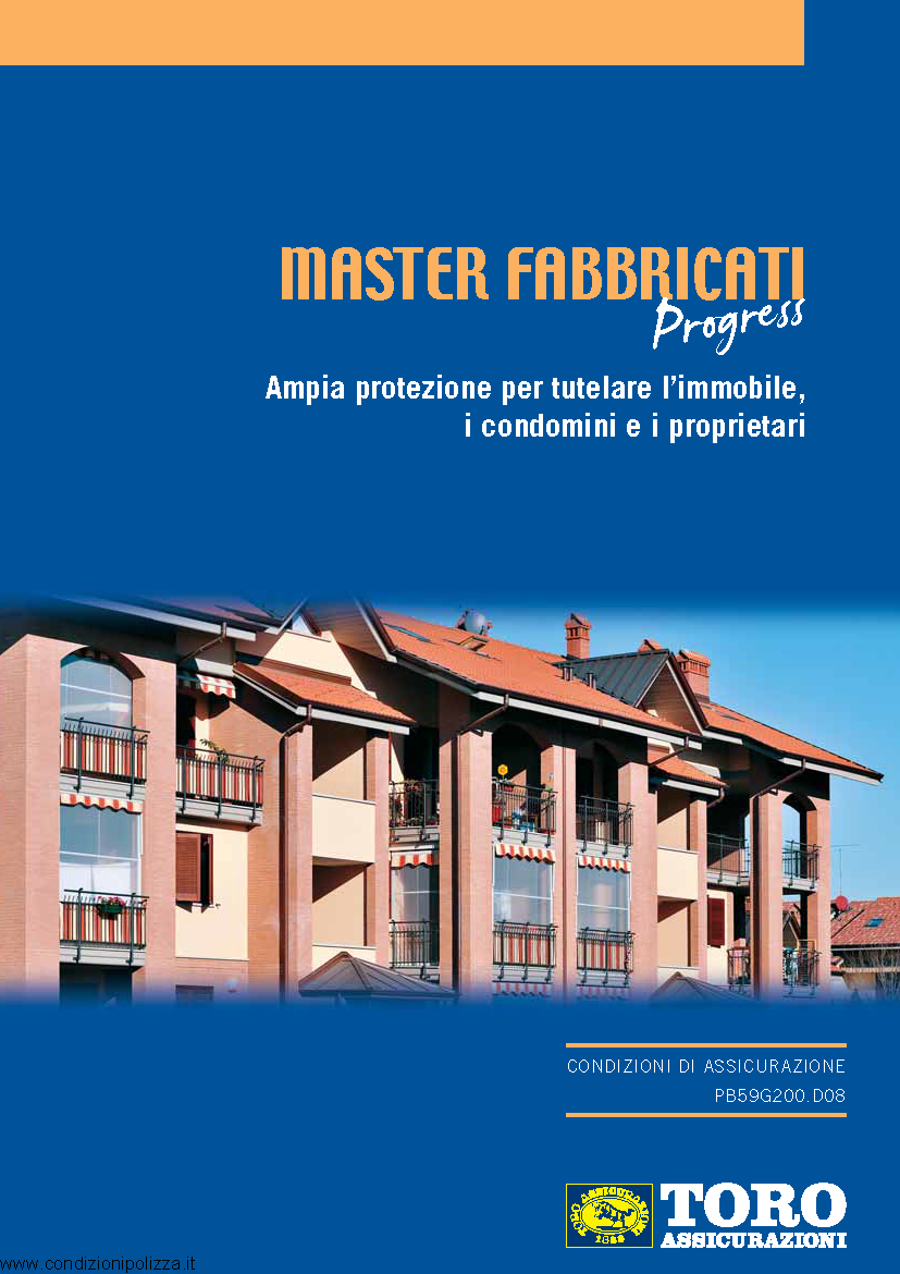 Toro - Master Fabbricati Progress Protezione Per Tutela Immobiliare ...