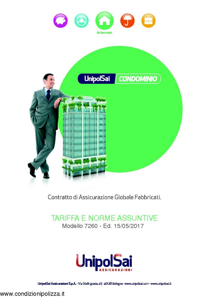 Unipolsai - Condominio Assicurazione Globale Fabbricati Tariffe E Norme ...